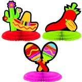 Fiesta Mini Honeycomb Centerpiece Assortment, 3pcs - Walmart.com