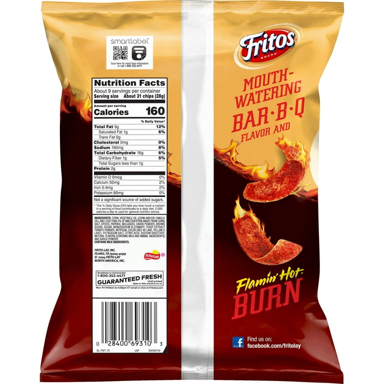 Fritos® Flamin Hot® Flavored Corn Chips 55 Off