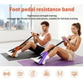 AiFlin Multifunction Foot Pedal Resistance Band with Handles, Full Body ...