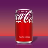 Coca-Cola Cherry Mini Soda Can 7.5 fl oz Pack of 6 Refreshing Soft ...