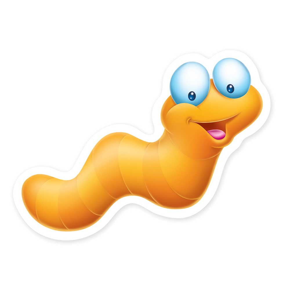 CTP0960 - Worms 6 Designer Cut-Outs by Creative Teaching Press ...