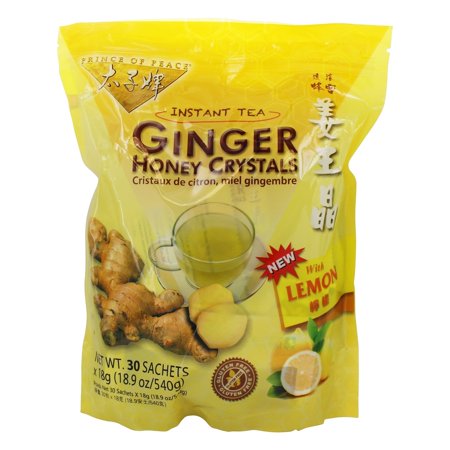 Prince of Peace - Instant Tea Ginger Honey Crystals with Lemon - 30 ...
