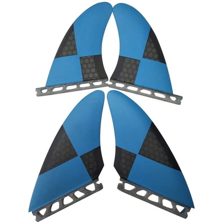Surfing fins Fin Surfboard Fins Keel Fins Blue with Black Future Fin ...