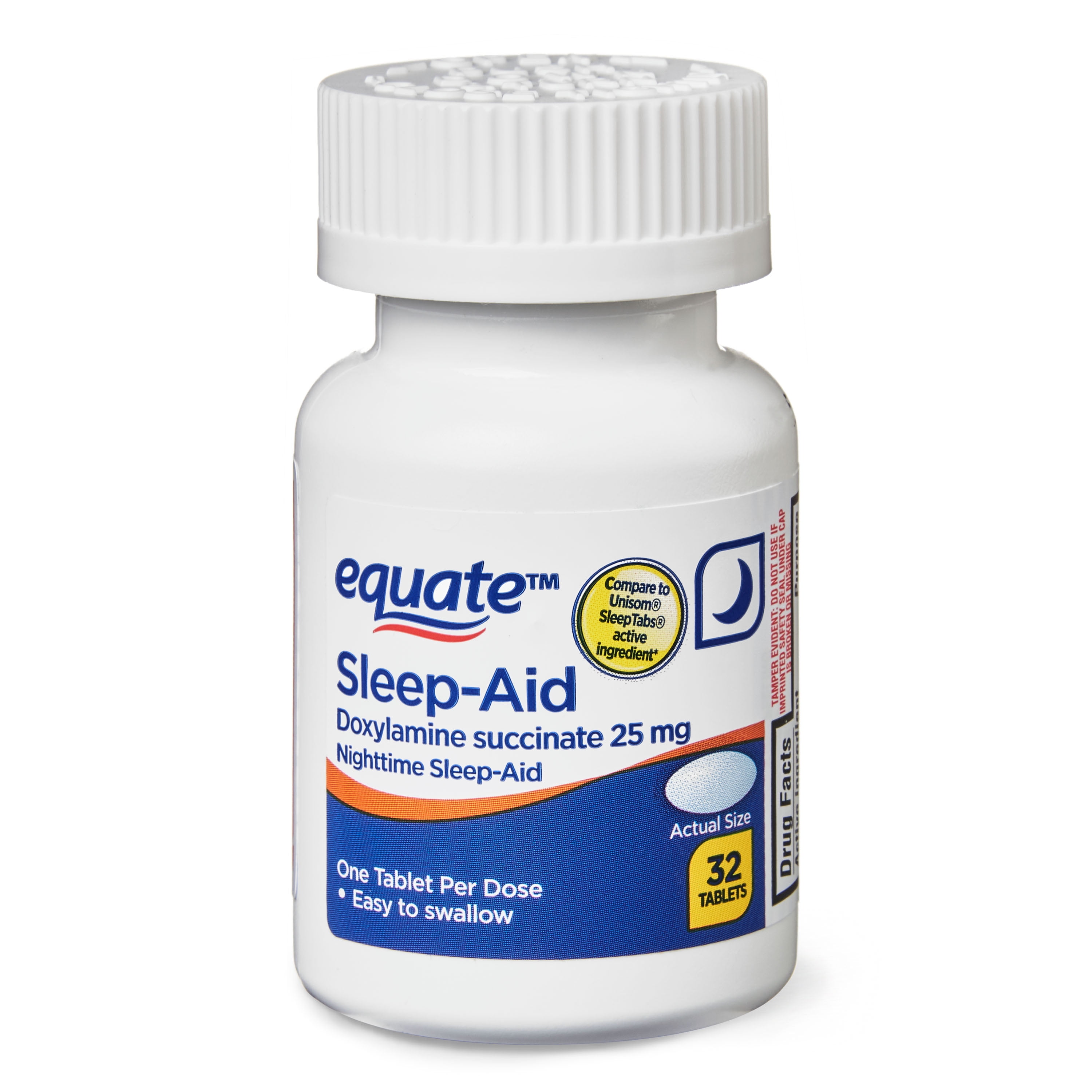 Equate Nighttime Sleep Aid Tablets Doxylamine Succinate 25 Mg 32 equate-nighttime-sleep-aid-tablets-doxylamine-succinate-25-mg-32