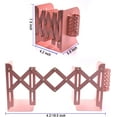 Expandable Book Organizer with Pen Holder, Happon Book Ends for Heavy ...