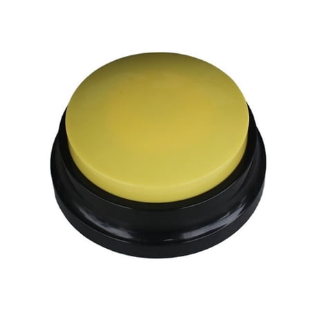 Pet Communication Button Dog Talking Sound Box Recording Toy-Yellow ...