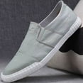 AUDeals Men's Leisure Loafers Slip On Flat Shoes Comfortable Breathable ...