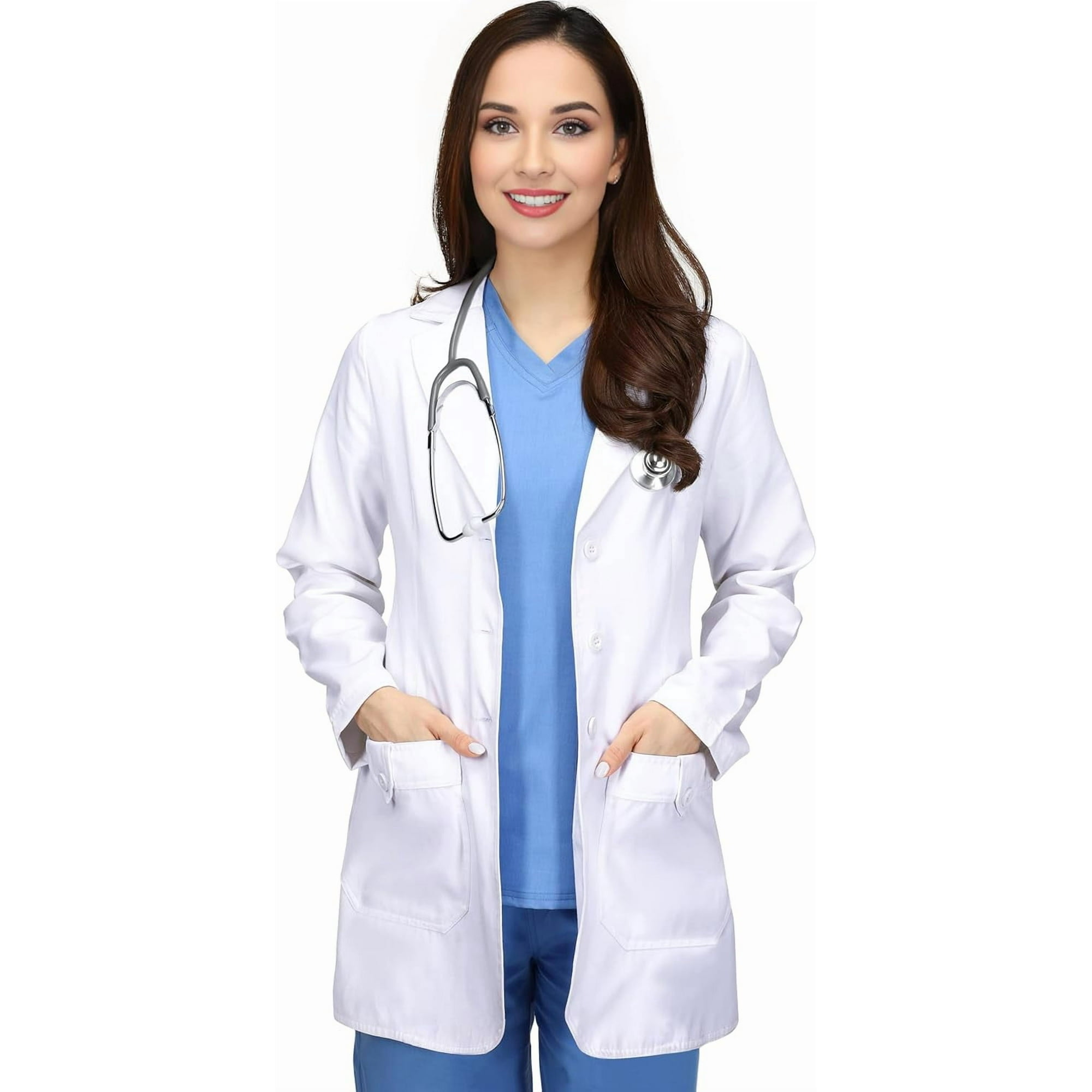 Click here for Salafire Professional Womens Lab Coat Mid-Length M... prices