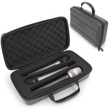 CASEMATIX Waterproof 12 Inch Microphone Travel Case with Customizable ...