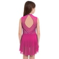 Aiihoo Kids Girls Figure Skating Dress Shiny Rhinestone Mesh Dance ...