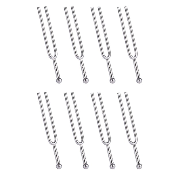 8X 440Hz Diapason de Acero Inoxidable de Tono A Sintonizador ...