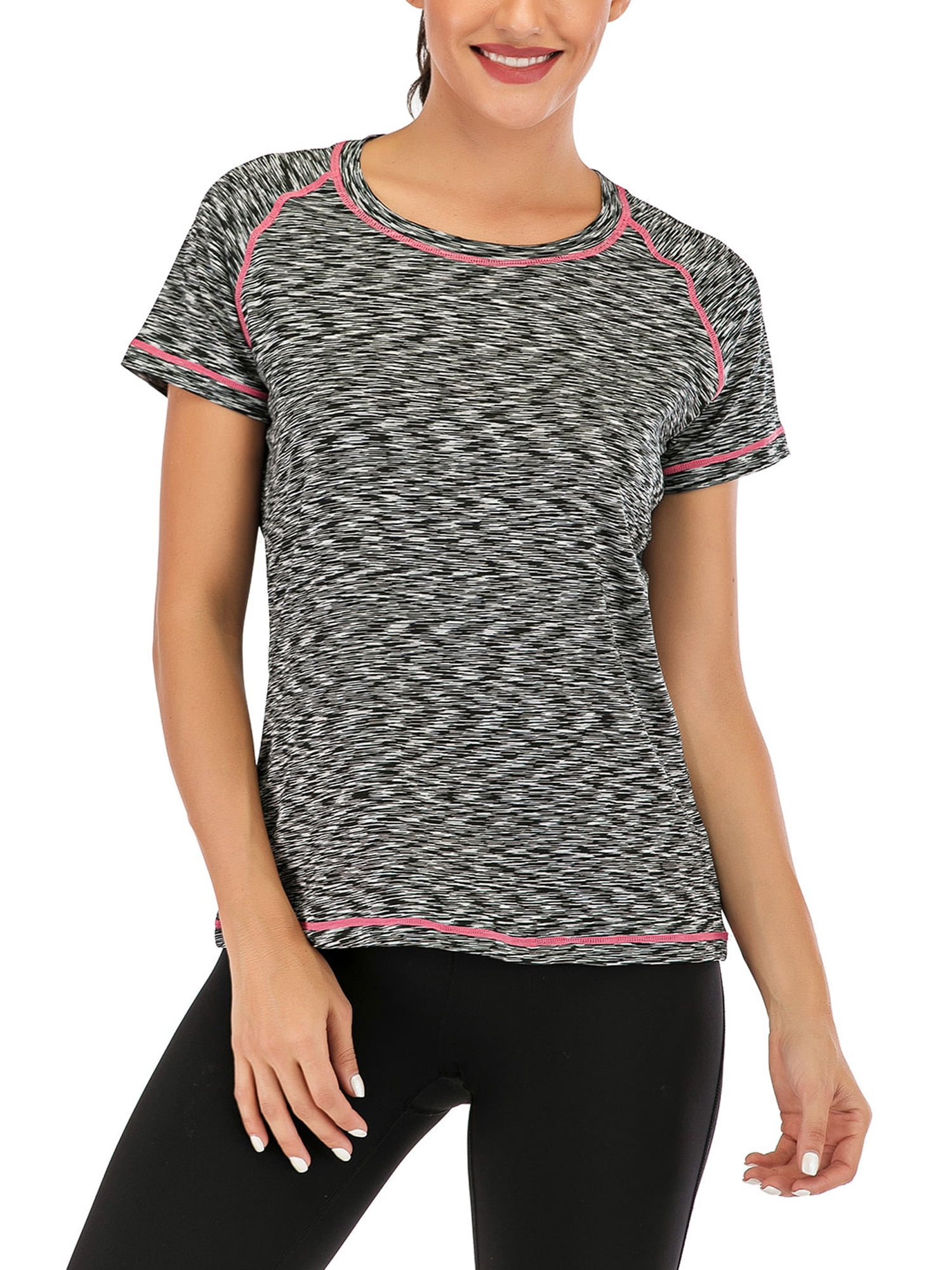 LELINTA Womens Lightweight T-Shirts Quick Dry Slim Fit Sports Tops ...