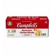 Simply Campbell's Chicken Noodle Soup, Pack of 8, 18.6 oz, No ...
