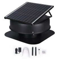 Air Vent 53560 800CFM Solar Powered Gable Fan - Walmart.com