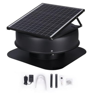 Air Vent 53560 800CFM Solar Powered Gable Fan - Walmart.com