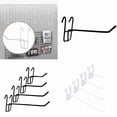 ANXPTIME 10pcs Pegboard Hooks Reusable Mesh Panel Hangers Wear ...
