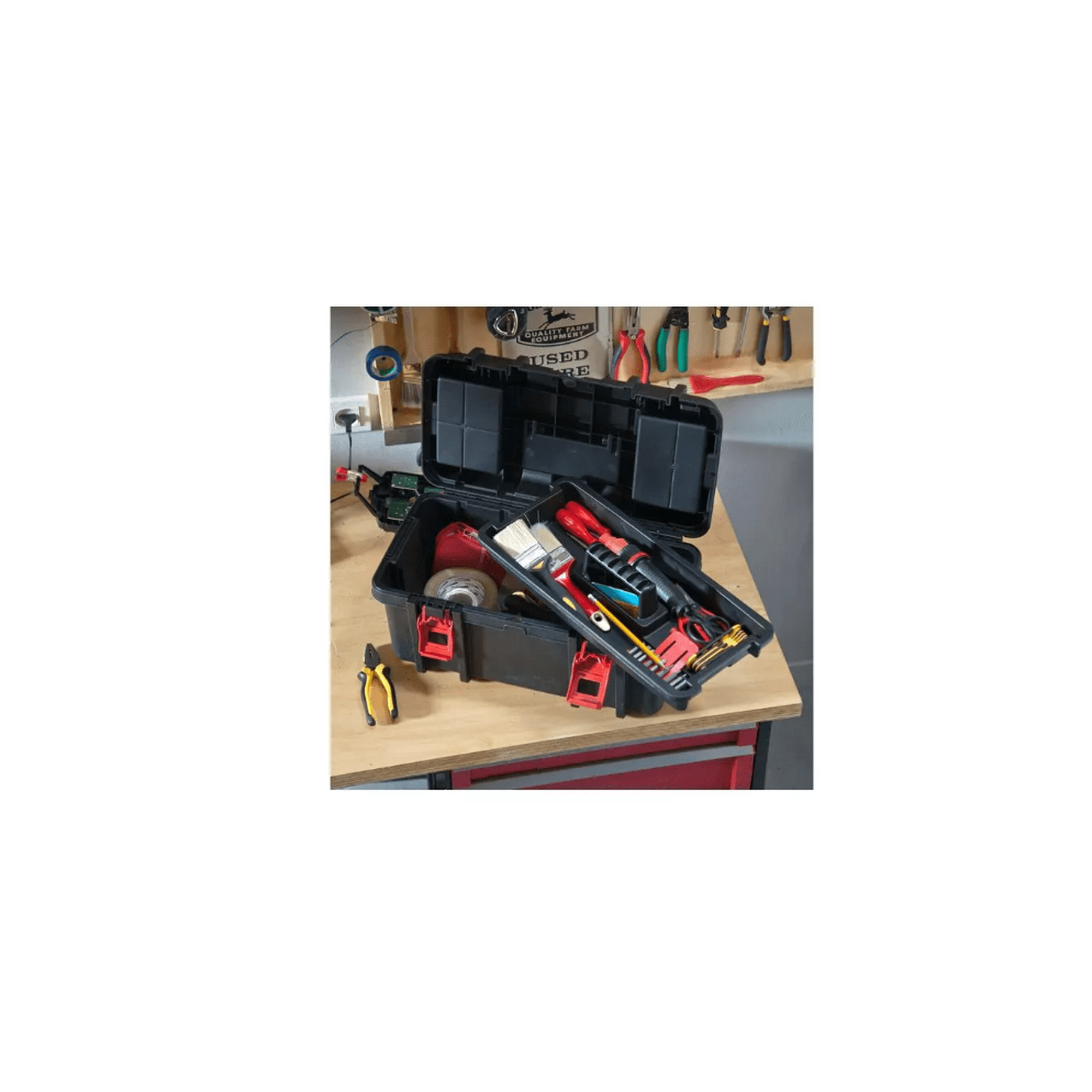 Click here for Grtkjley 16-Inch Toolbox  Plastic Tool And Hardwar... prices