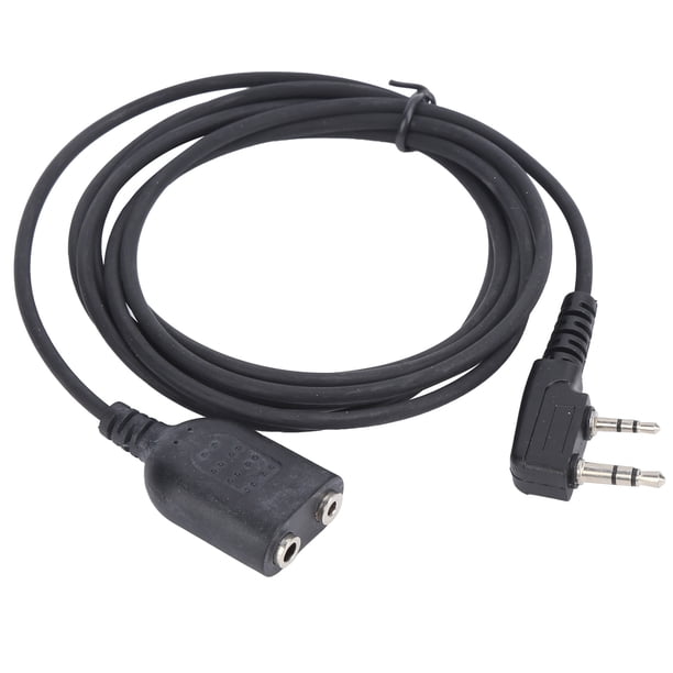 Haofy Soft Cable Earpiece Extension Line,2 Way Headphone Extension Line ...