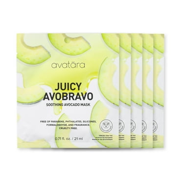 Avatara Juicy Watermellow Face Mask, 5 Pack - Walmart.com