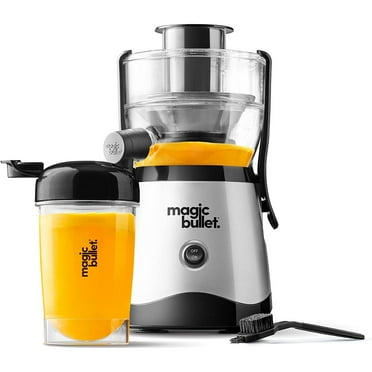 Magic Bullet Mini Juicer, 400-Watt, Silver, Fruit and Vegetable Juice ...
