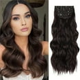 Ljxniubi Wigs Cleanser Long Curly Hair Wig With Water Ripple To Increase Hair Volume Clip Long