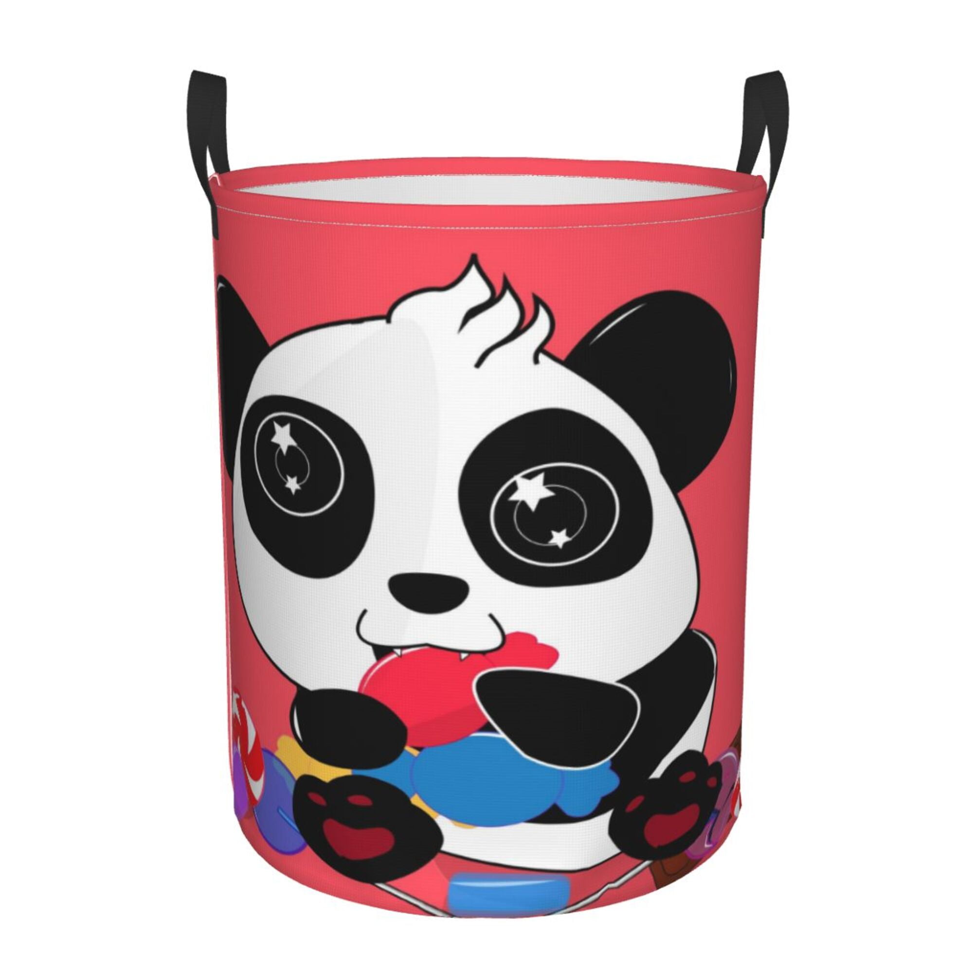 ZICANCN Cute Panda Laundry Basket Organizer - Dirty Clothes Hamper for ...