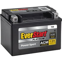 EverStart PowerSport Factory Activated AGM Motorcycle Battery, Group ...