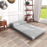 Smiaoer 3-in-1 Futon Sofa Bed Futon Chair Convertible Couch Mini Single ...