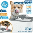 Paw Perfect Portable Pet Water Fountain for Dogs and Cats, BPA Free ...