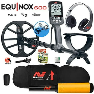 Minelab EQUINOX 800 Multi-IQ Metal Detector w/ Pro Find 20 Pinpointer, Carry Bag - Walmart.com