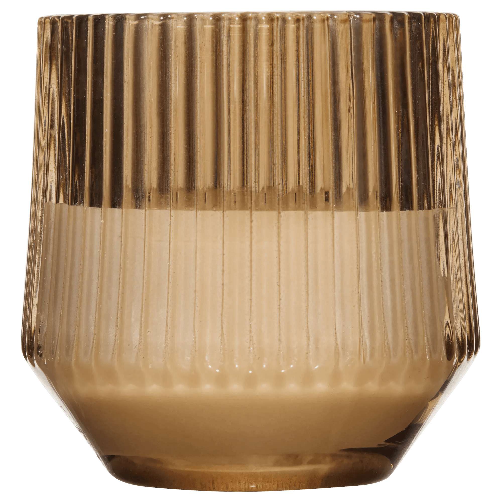 Click here for Bouclair Brown Ribbed Glass Led Candle 3.6 X 3.9 I... prices