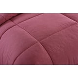 Messy Bed Washed Cotton Comforter Mini Set, King, Red - Walmart.com