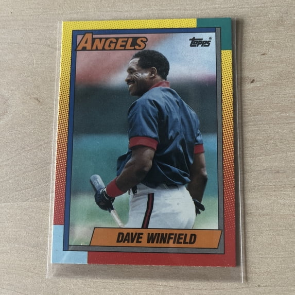 1990 Topps Traded Dave Winfield #130T Factory Set White Back Parallel ...