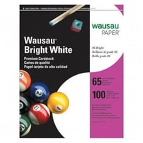 Wausau Paper Card Stock, Bright White - Walmart.com