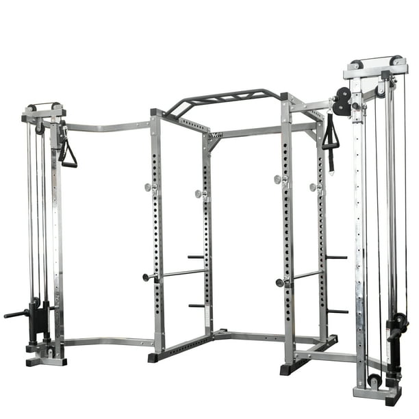 Valor Fitness BD-33BCC Power Rack with Cable Crossover Attachment ...