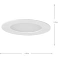 Everlume Collection 4 in. Satin White LED Low Profile Canless Recessed ...