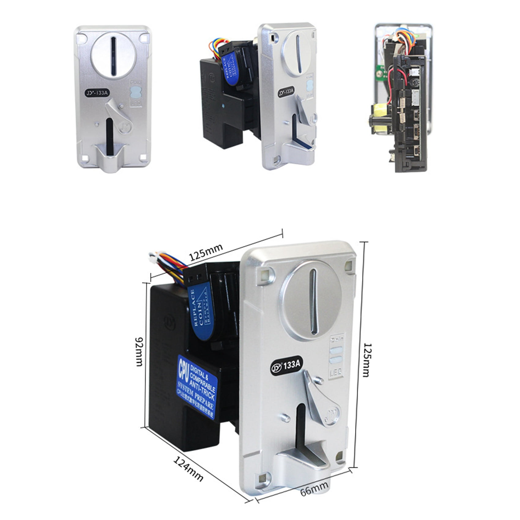 Buy Coin Acceptor Coin Pusher JY133A CPU Arcade Coin Selector for ...