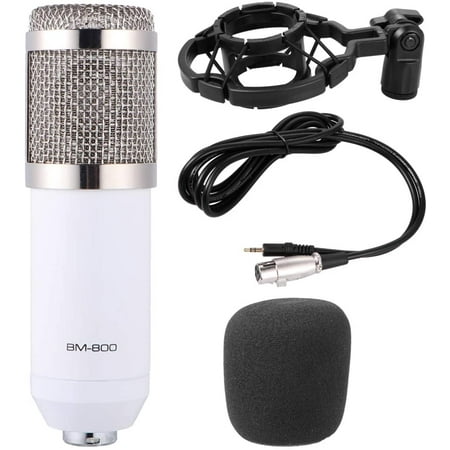Condenser Microphone Bundle kit Karaoke Microphone Wired Broadcasting ...