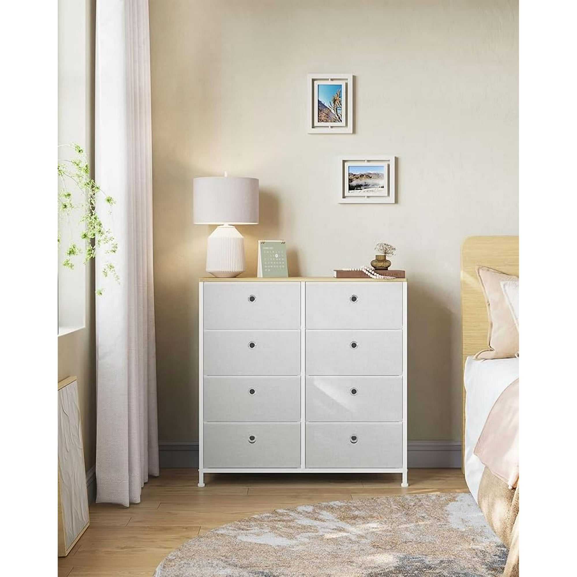 Click here for Songmics Home Storage Dresser With 8 Easy Pull Fab... prices