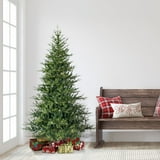 Puleo International 4.5' Pre-Lit Natural Fir Artificial Christmas Tree ...