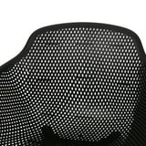 Noble House Modern Outdoor Lotus Plastic Patio Dining Arm Chair in ...