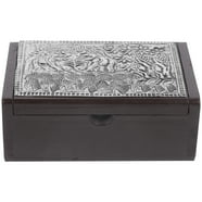 On the Surface Wood Rectangle Recipe Box with Recipe Cards, Paint Your ...