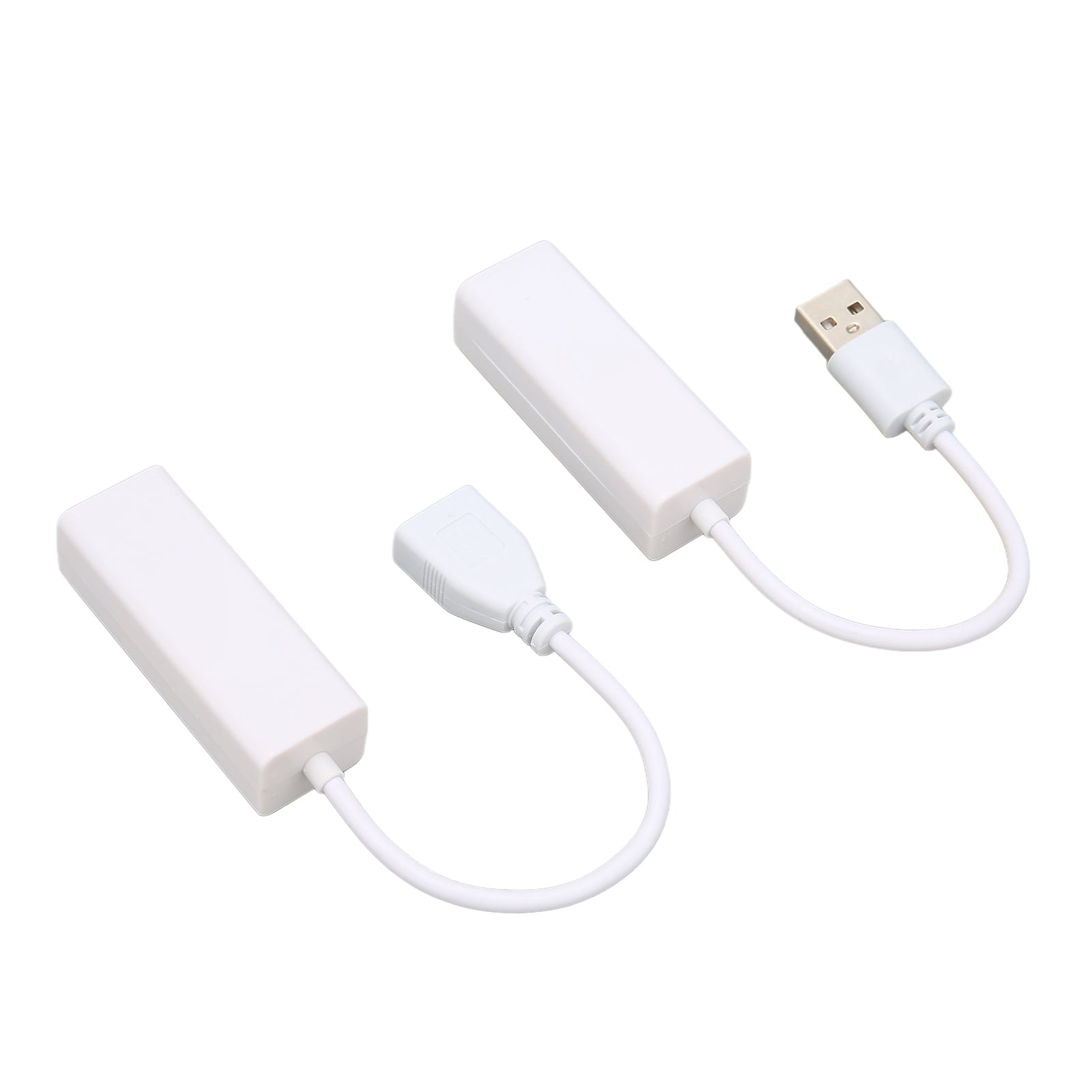 Receptor extensor de cable de red, USB 2.0 RJ45 Red Extensión de red ...