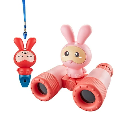 Compact Binoculars Toy Cartoon Adjustable Focus Educational Learning ...