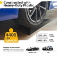 50516 4,400 lb. Capacity Low Profile Car Ramps, 2-Count, Black (Pack of ...