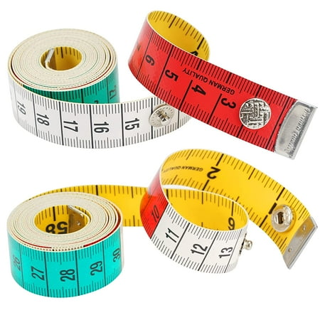 YDJKET 2 Pieces Centimeter Body Measure, 60 Inch 150 Cm Dressmaker Tape ...
