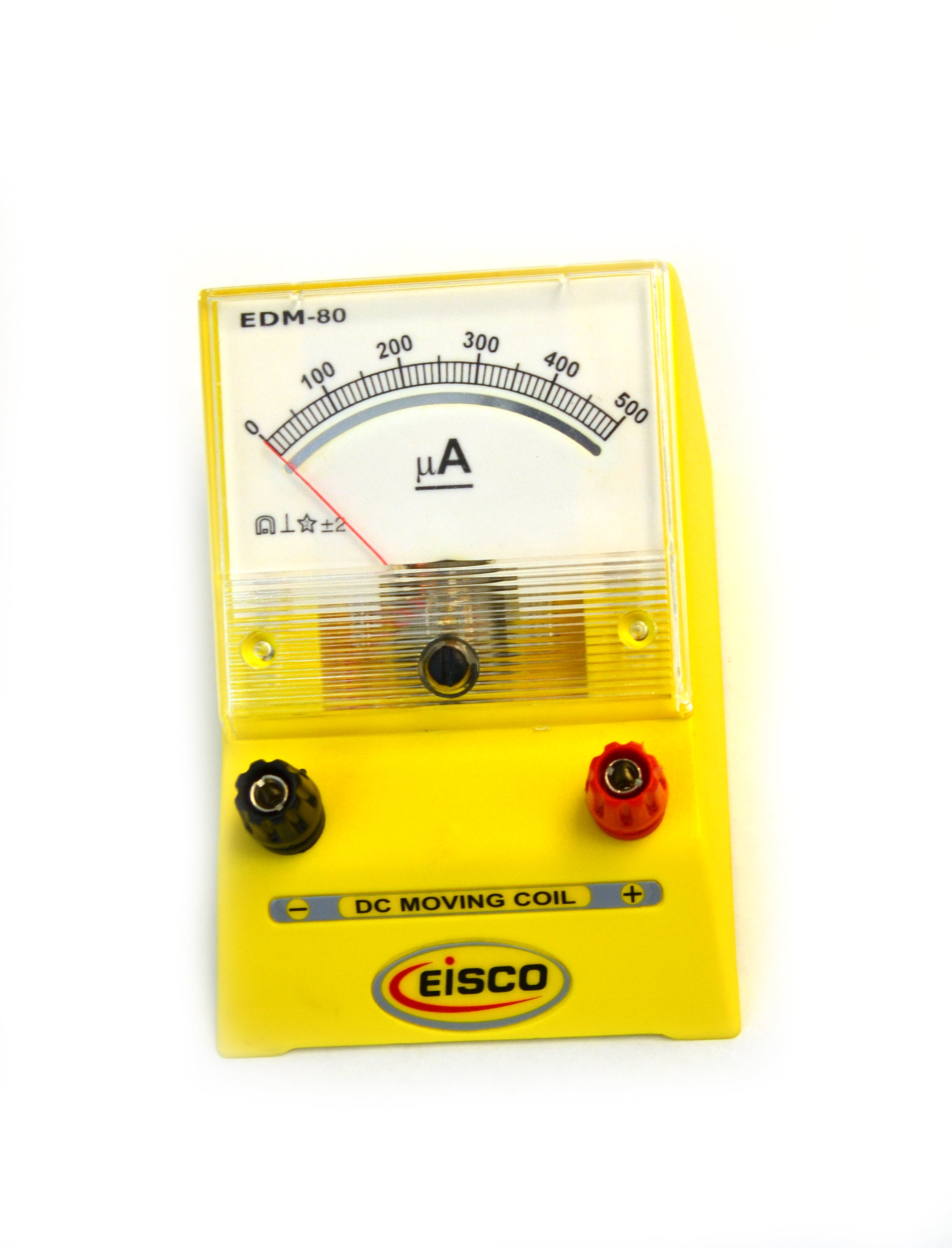 Eisco Labs Analog Ammeter, DC Current Meter, 0 - 500 microamp, 10 ...