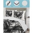 1776-2026 3 Piece Quilt Bedding Set with 2 Pillow Shams, Bald Eagle ...