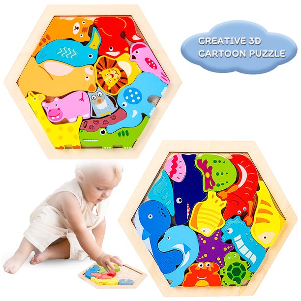 Wooden Block Brain Teaser