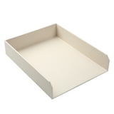 Pen+Gear 2 Piece Set Paperboard Paper Tray Desk Organizer Papyrus Beige ...